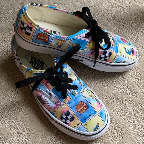 Vans | Shoes | Like New Los Vans Authentic Loteria Rare Size Womens 65 ...